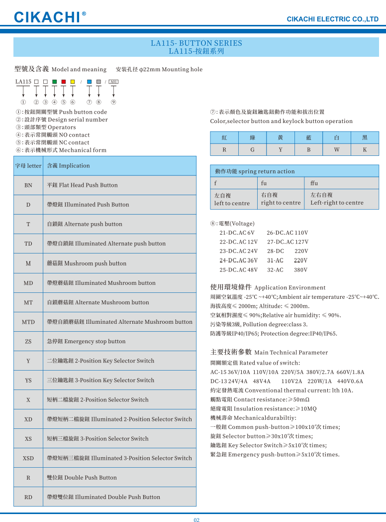 LA115-A5-11ZS/A01, LA115-A5-11ZTD/A01*-Zhongshan Jiayang Technology Co ... LA115-A5-11ZS/A01, LA115-A5-11ZTD/A01*-Zhongshan Jiayang Technology Co ...